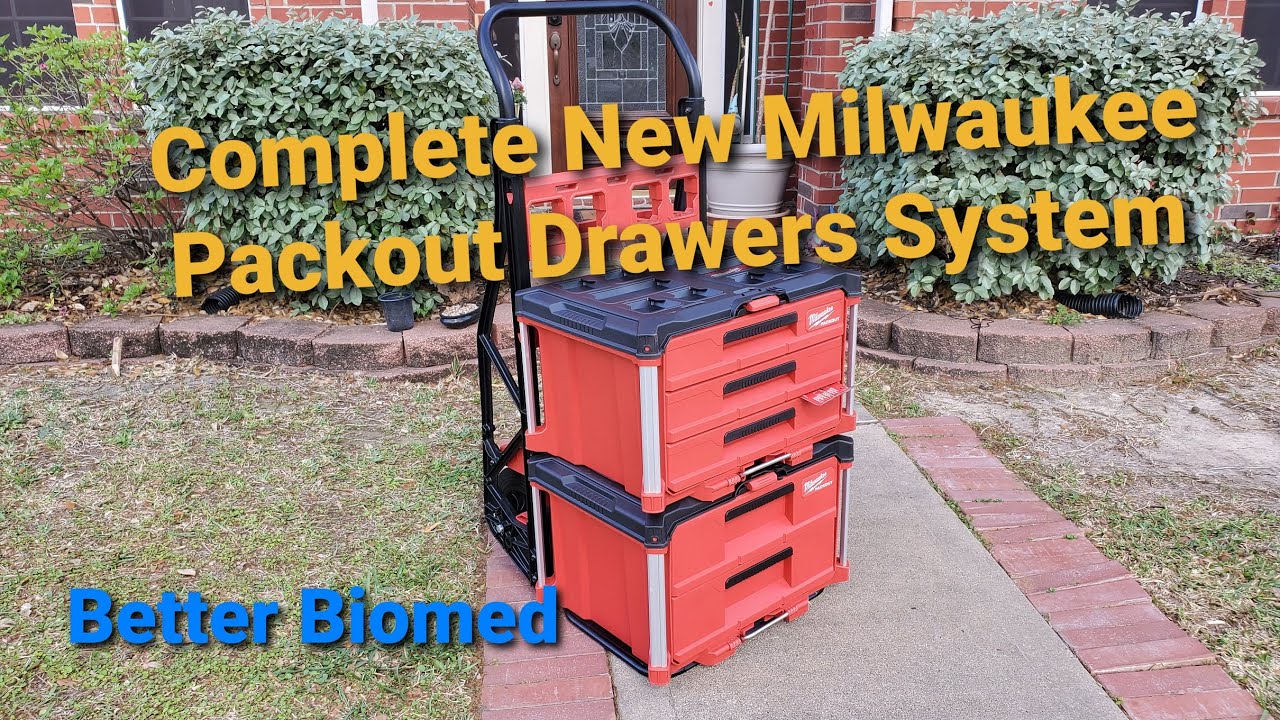 Complete Milwaukee Packout Drawer System - YouTube