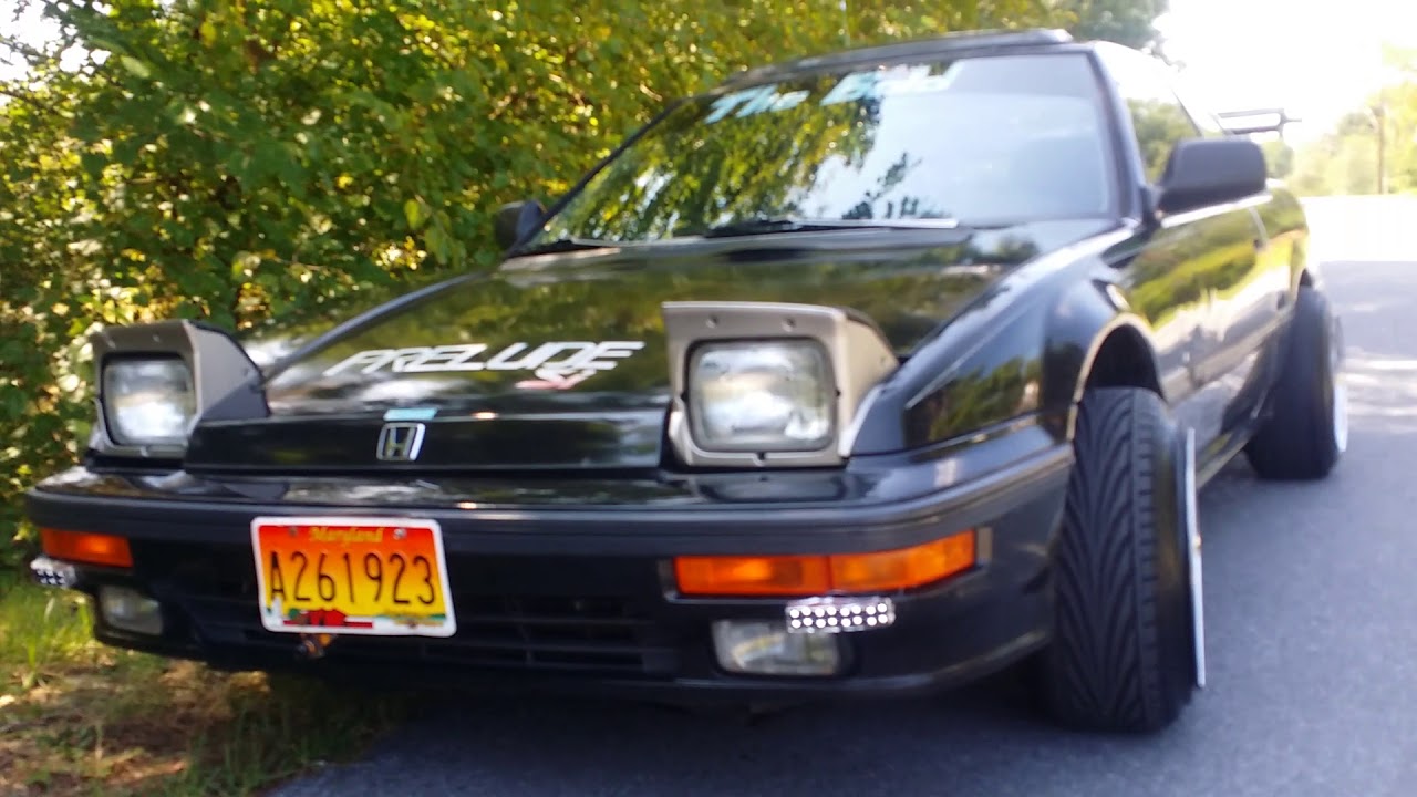 Prelude 3rd generation, zero offset wheels... - YouTube