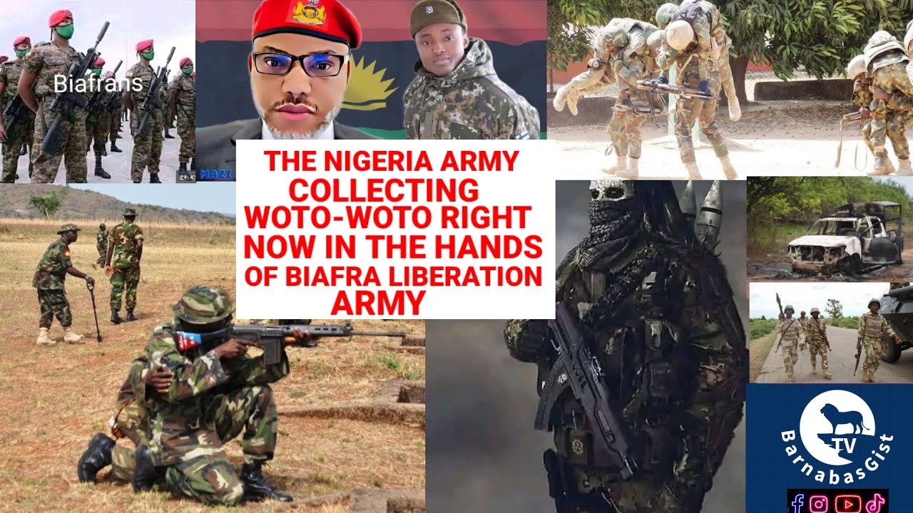 Biafra Liberation Army Cl@sh with Nigeria Army full video and Detail ...