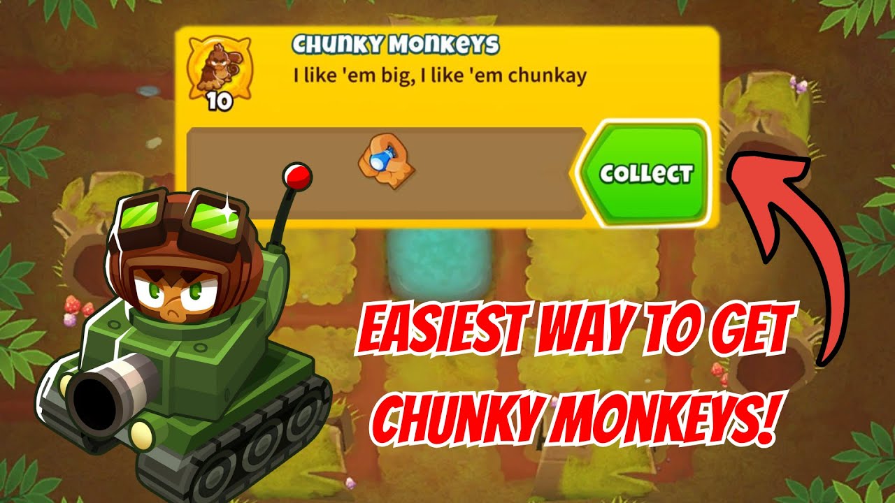 How To Get The Hidden Achievement Chunky Monkeys In BTD6 - YouTube
