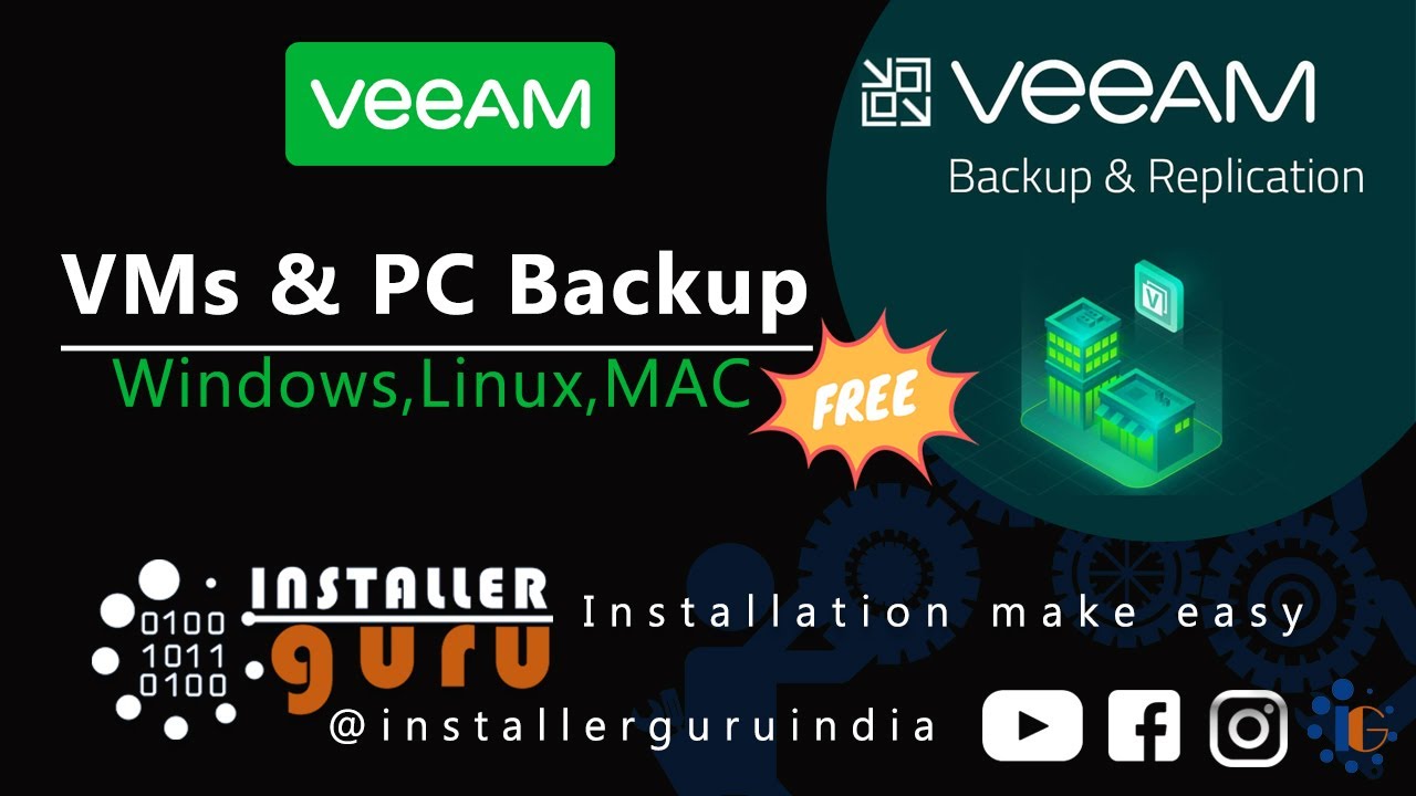 Never lose your data again - Discover the power of Veeam Backup & Replication (installation ...
