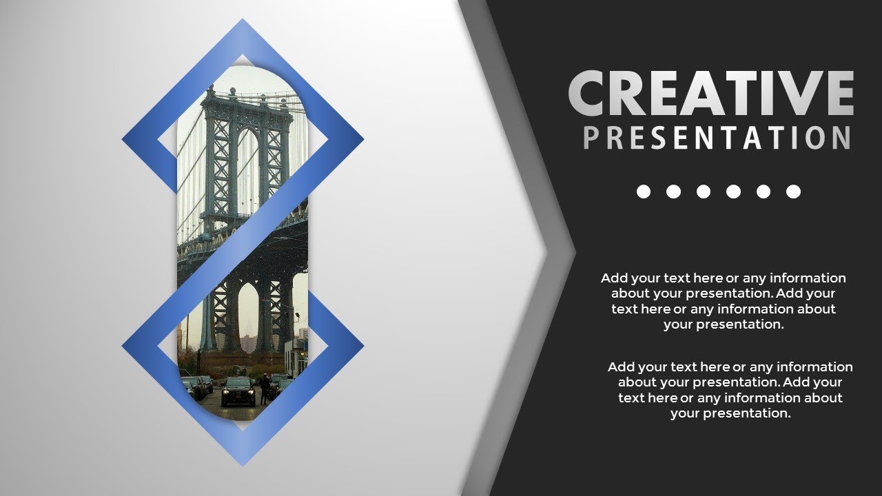PowerPoint Creative Cover Slide for Business Presentation # ...