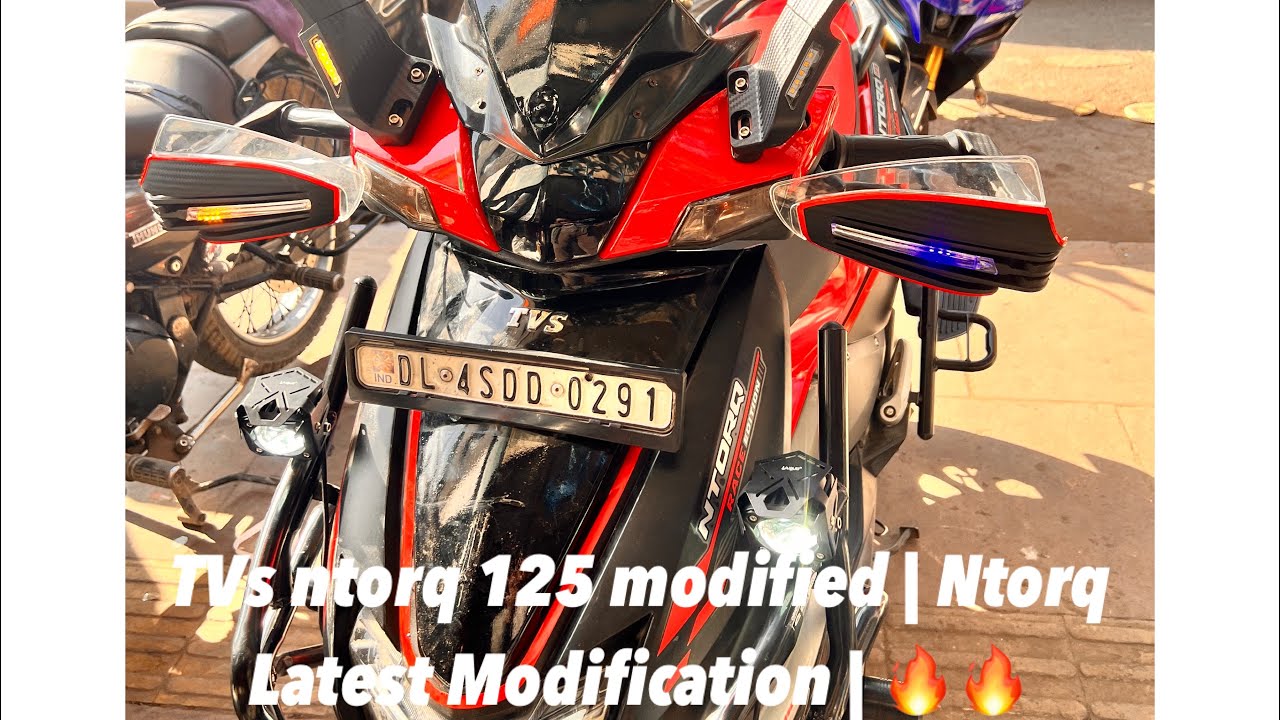 TVs ntorq 125 modified | Ntorq Latest Modification | Ntorq race editing ...