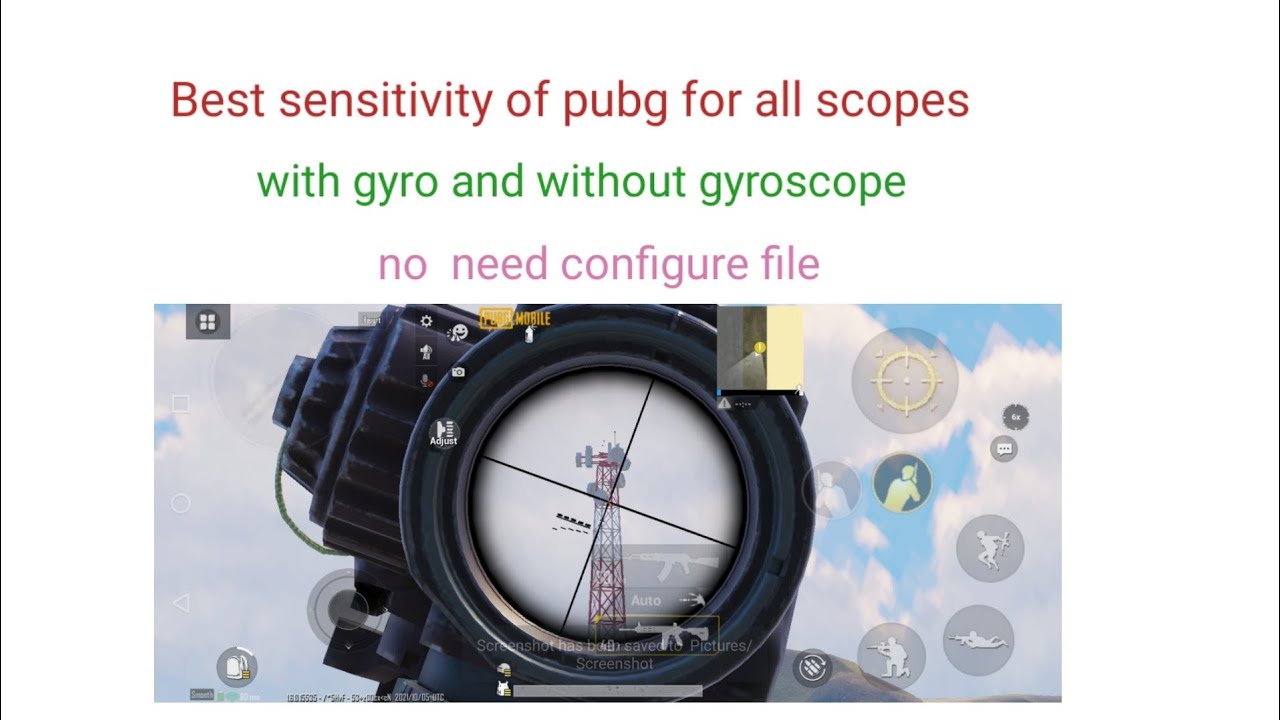 pubg mobile best sensitivity of all scopes for all android Mobiles ...
