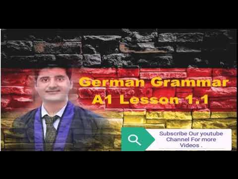 German A1 online course lesson 1.1 | German Alphabets | German for Beginners | Deutsch lernen ...