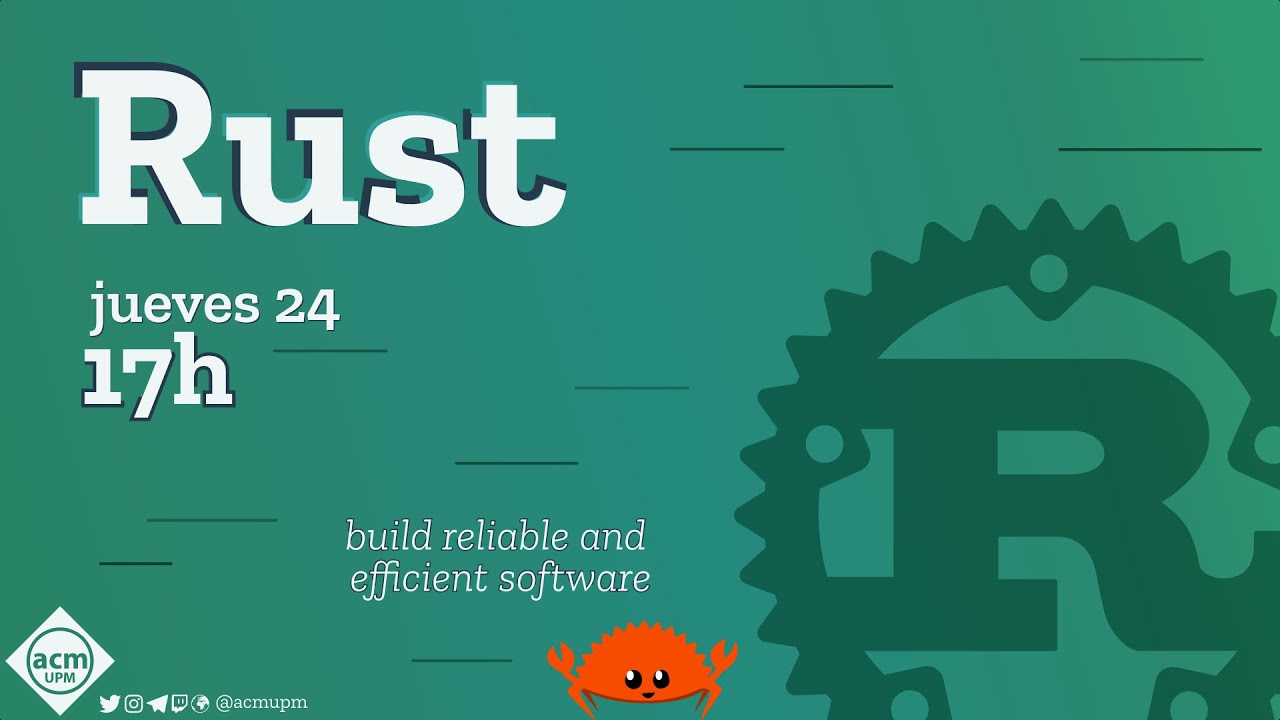 Charla de Rust - Pepe Márquez - YouTube