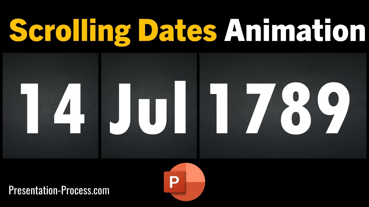 4 easy steps to create this Rolling Timeline in PowerPoint - YouTube