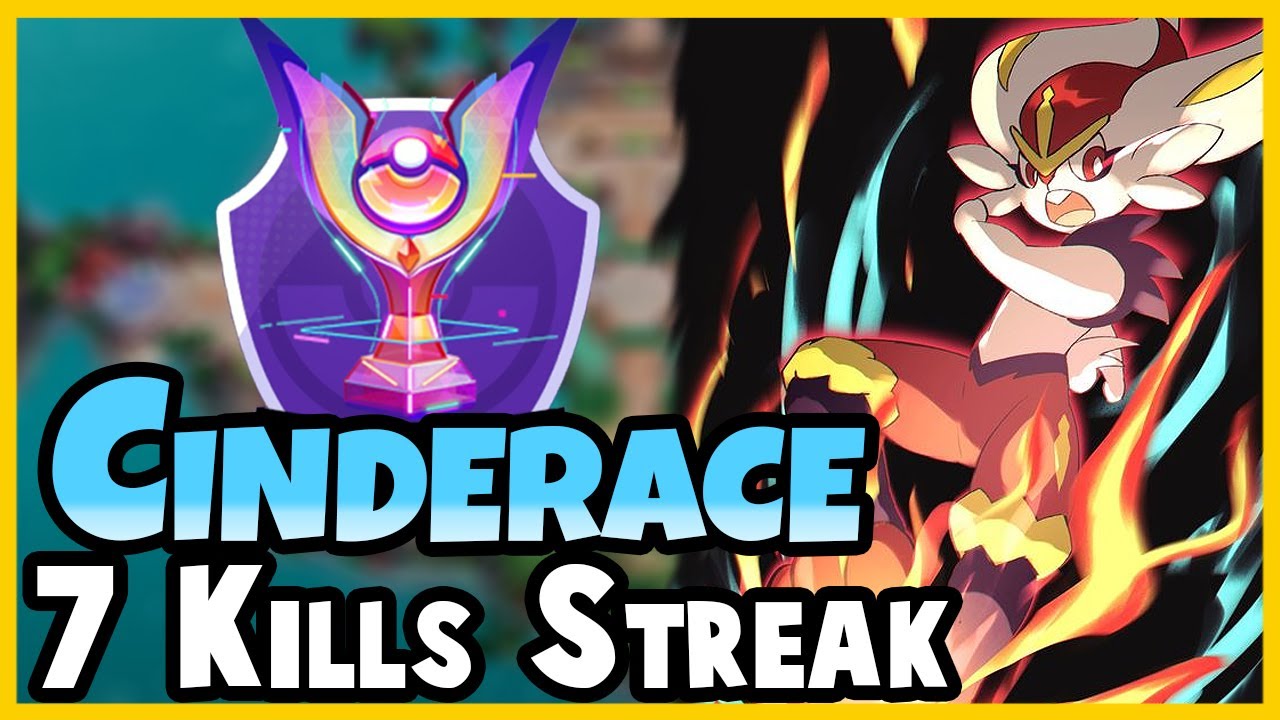 Cinderace *New Build* Gets 7 KO Streak - Pokemon Unite - YouTube