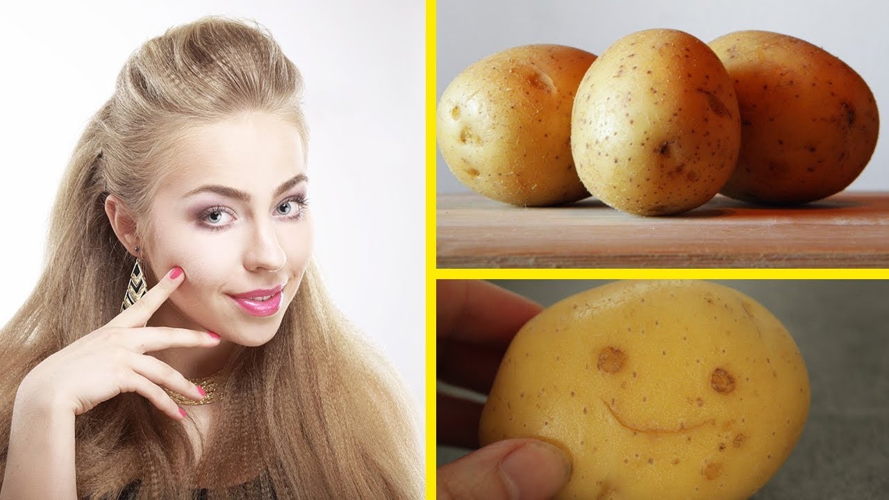 Skin Whitening With Potato: Natural Skin Whitener - YouTube