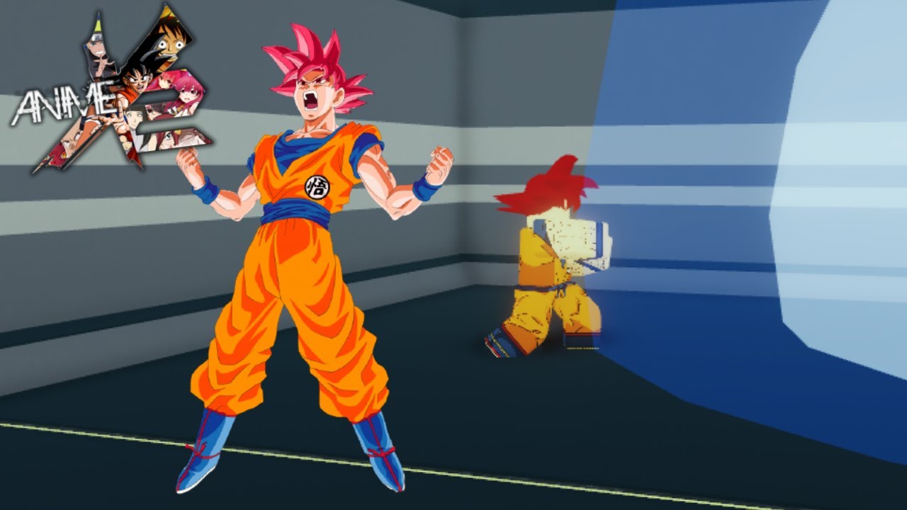 Super Saiyan God Goku in Anime Cross 2 - YouTube