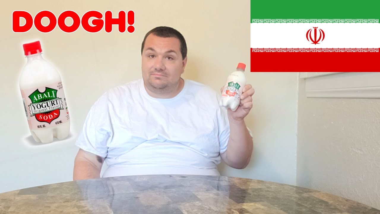 American's First Time Trying Doogh (Abali Persian Yogurt Soda) - YouTube