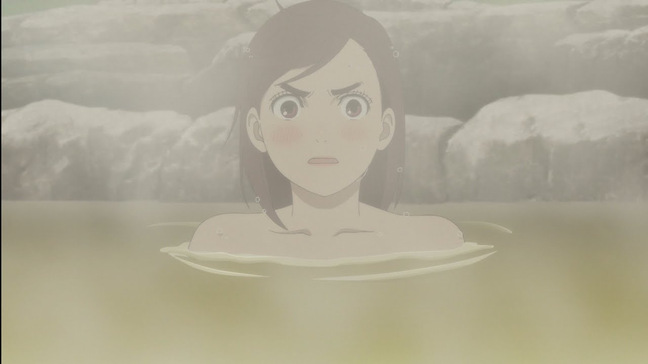 Momo gets into trouble at the bath |Dandadan Dub - YouTube