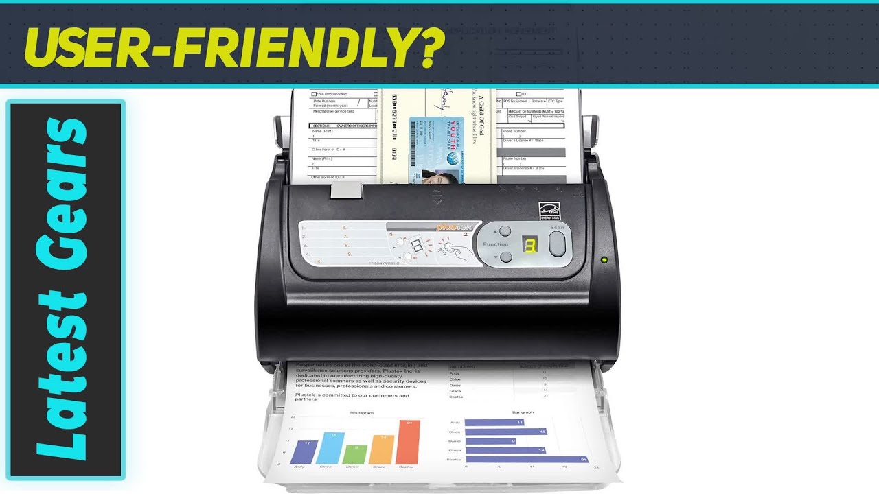 reviewPlustek PS188 High-Speed Document Scanner: Effortless Scanning ...