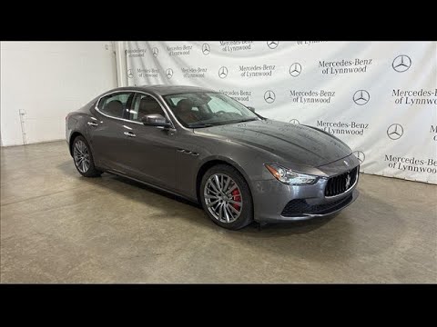 Pre-owned 2017 Maserati Ghibli Lynnwood WA Seattle, WA #250488A - YouTube