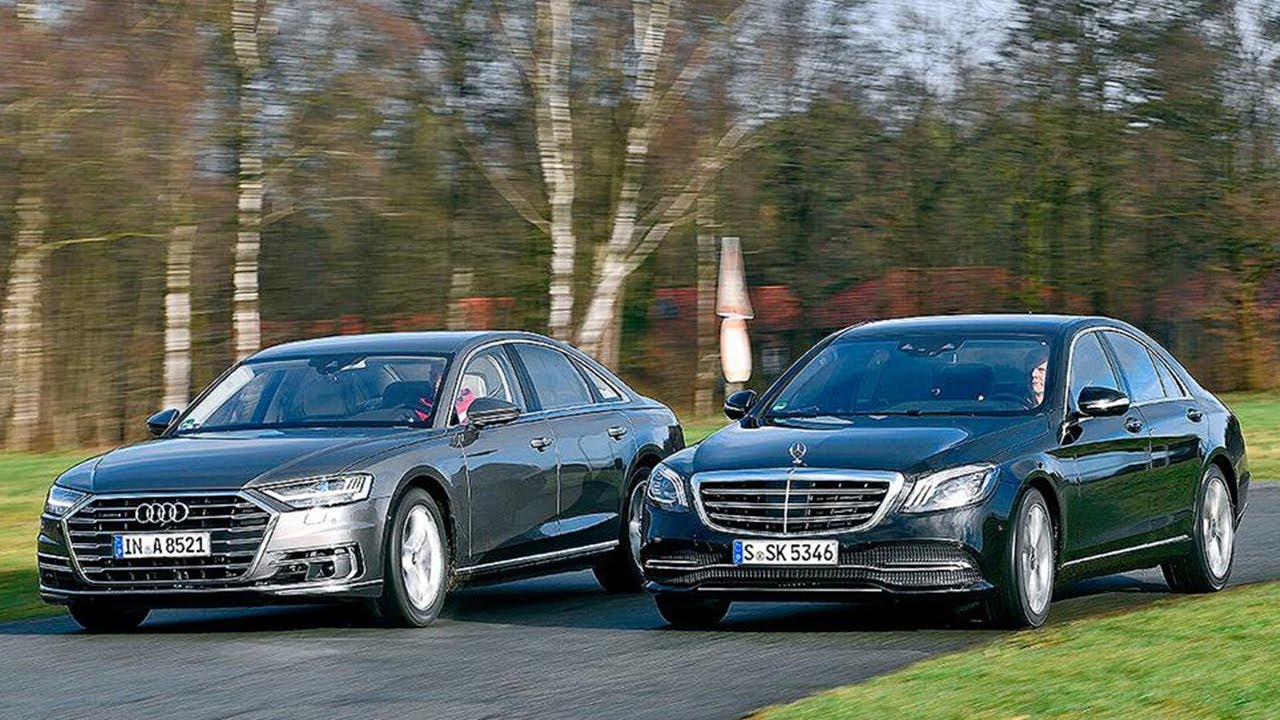 2018 Mercedes S500 vs 2018 Audi A8 55 TFSI - YouTube
