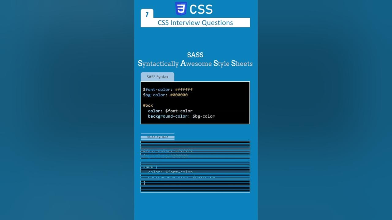 Css Preprocessor Shorts Css Css3 Coding Webdesign Cssinterview Preprocessor Youtube
