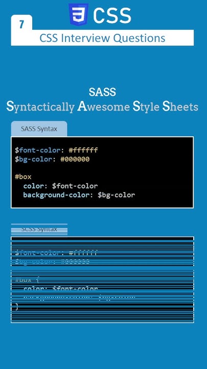 CSS - SASS, SCSS & LESS #shorts #css #css3 #coding #scss #sass #less - YouTube