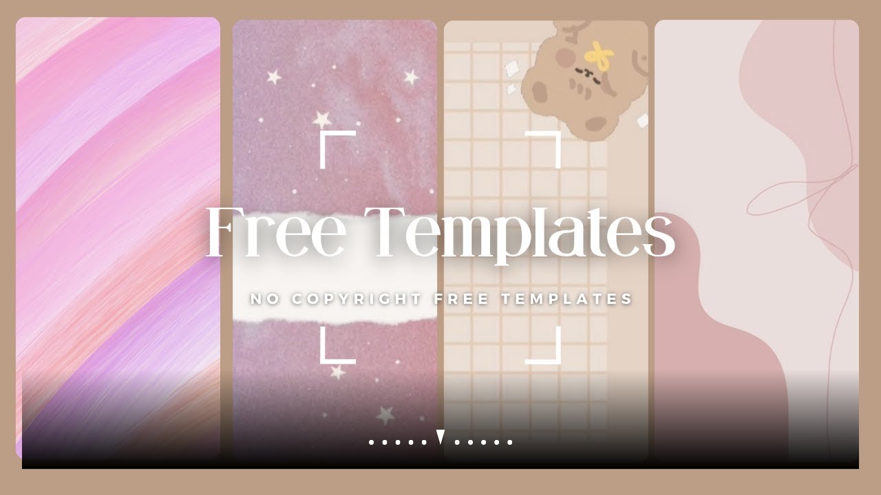 No Copyright Free cute templates - YouTube