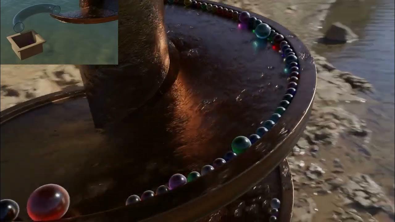 Marble Spiral (Blender Physics Simulation) - YouTube