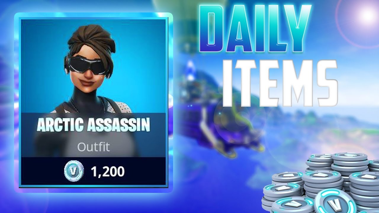 FORTNITE | DAILY ITEM SHOP | ARCTIC ASSASSIN + TOOTH PICK AXE | 1/25 ...