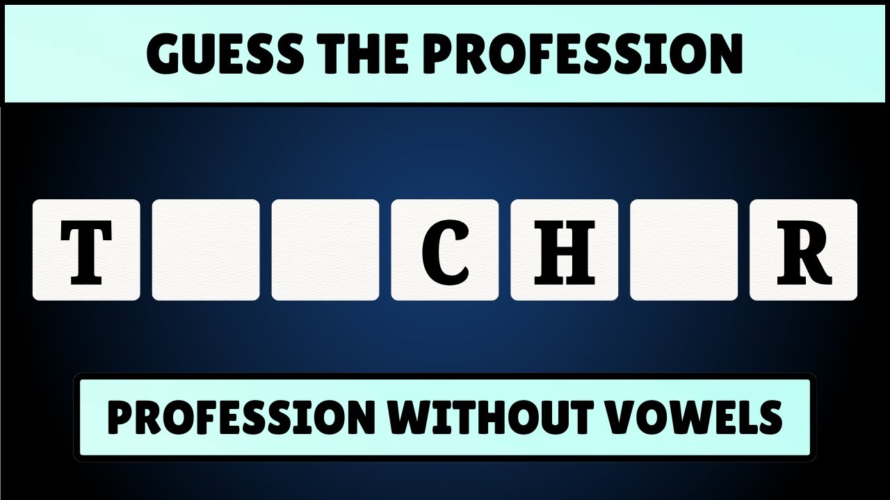 GUESS THE PROFESSION! 🧐 Hardest Job Quiz Challenge - YouTube
