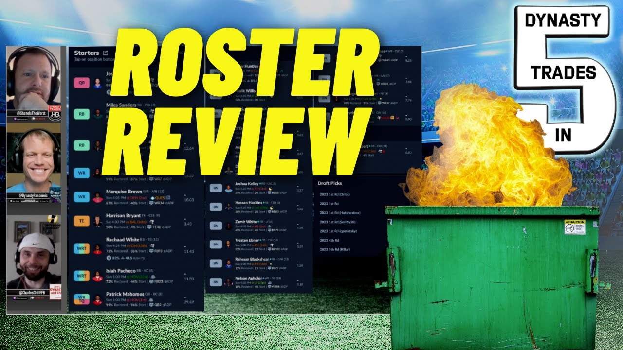 THEY REVIEWED MY DYNASTY ROSTER... (Dynasty Trades in 5) - Dynasty ...