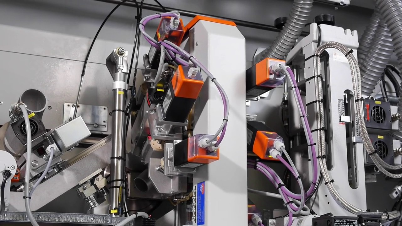 The HOLZ HER solution for laser edging Lumina with Ltronic - YouTube