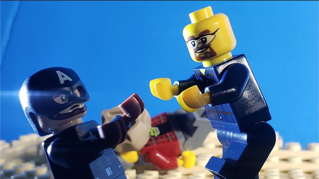 Lego Walter White Vs. Captain America - YouTube
