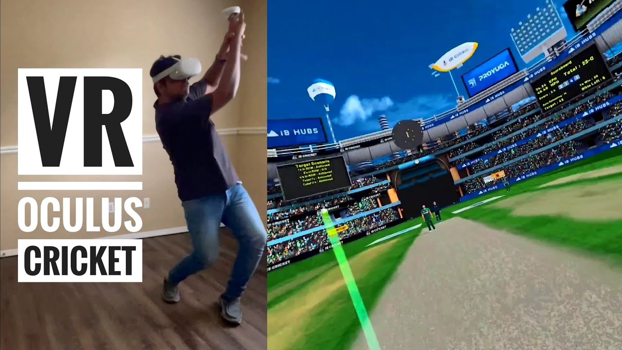 IB Cricket - Playing Cricket in VR - Oculus Quest 2 | Gameplay | Faizan ...