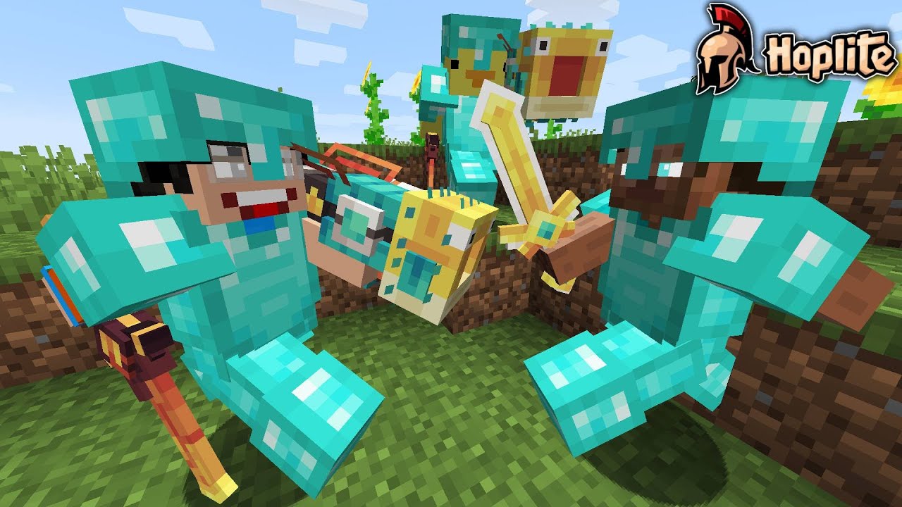 EFSANE ÖZEL EŞYA BULDUK! Minecraft Hoplite Battle Royale - YouTube