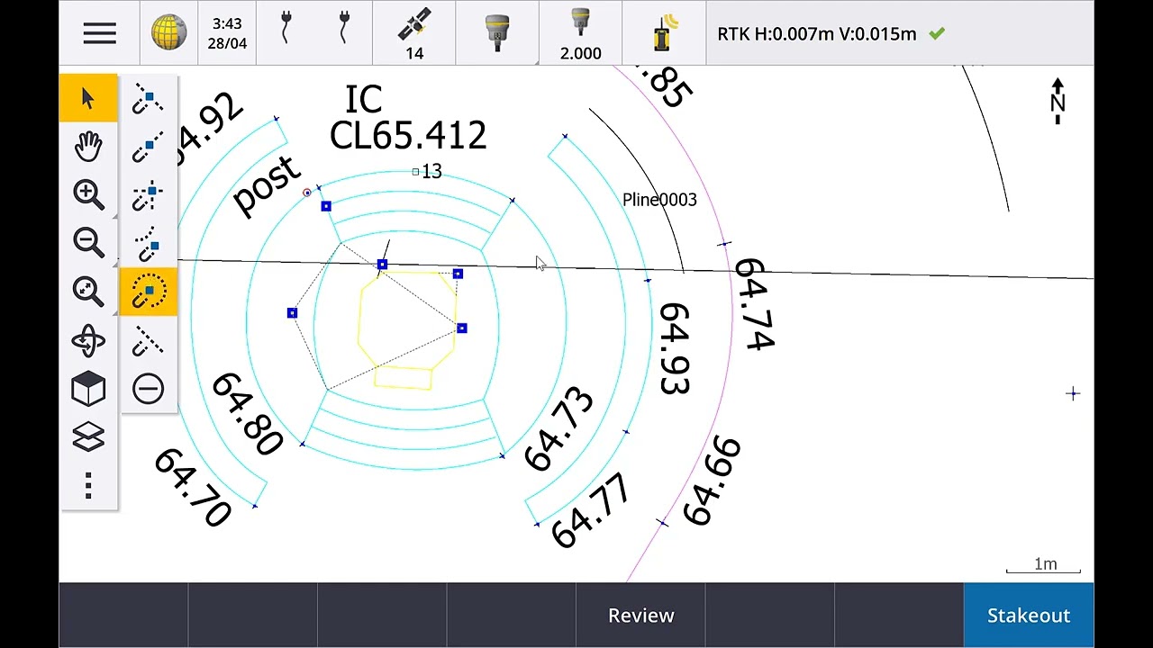 Trimble Access Snap to toolbar - YouTube