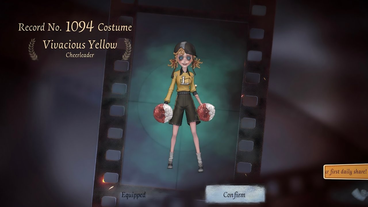 Identity V | SOME COSTUMES DON’T NEED MUCH TO BE CUTE! | Cheerleader ...