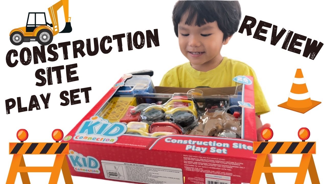 Beni's Construction Site Playset Review! - YouTube