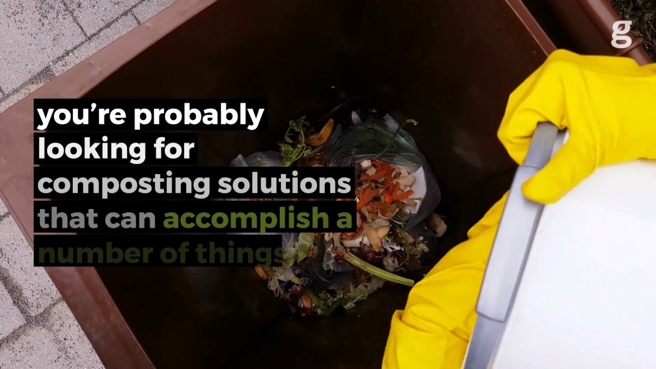 5 Cheap and Easy Solutions For Small-Space Composting - YouTube