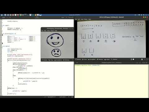 Data Structures Lab | VTU DS Lab 4 | Conversion of Infix Expression to Postfix/suffix Expression ...