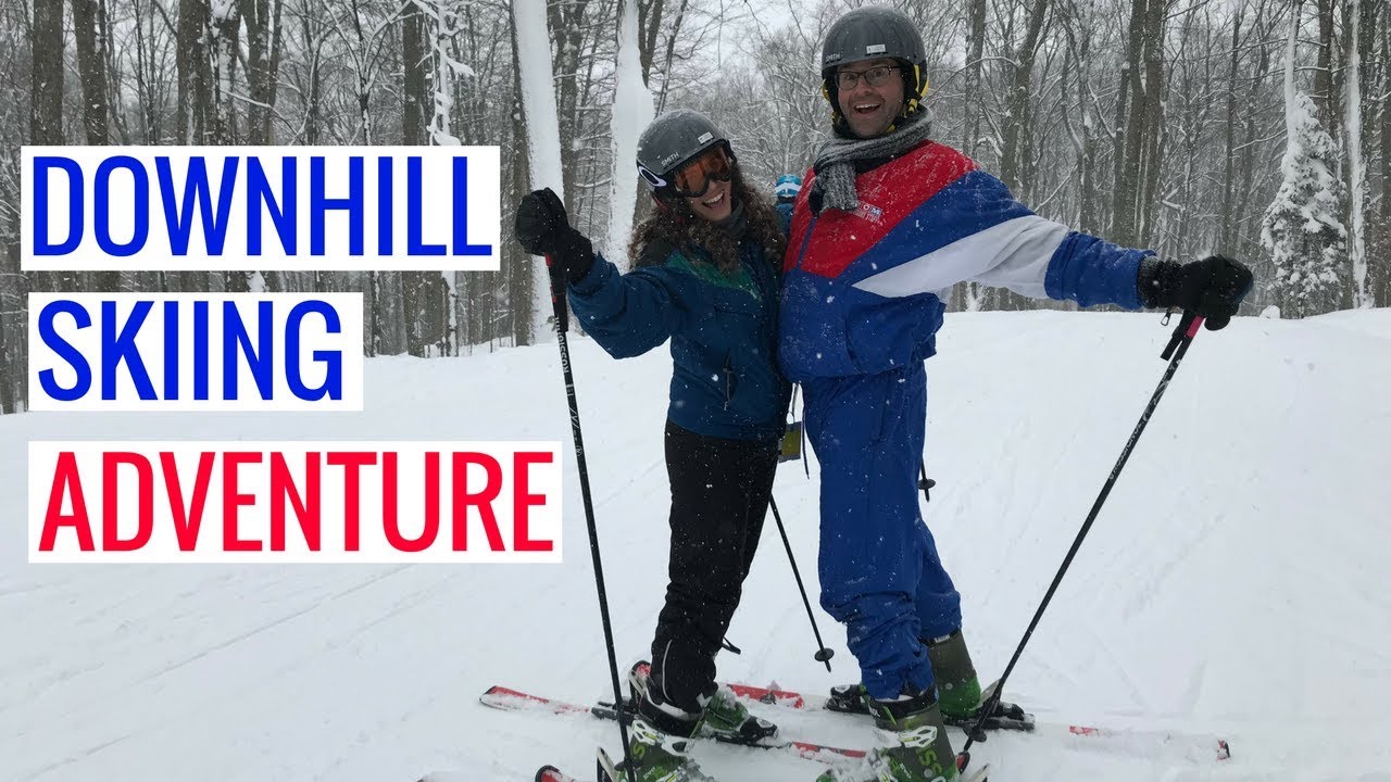 SHARON AND JASON GO DOWNHILL SKIING - YouTube