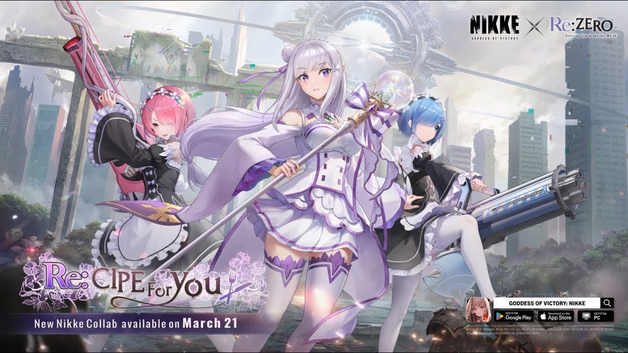 【GODDESS OF VICTORY: NIKKE】 x 【Re:ZERO -Starting Life in Another World-】 PV de la Colaboración ...