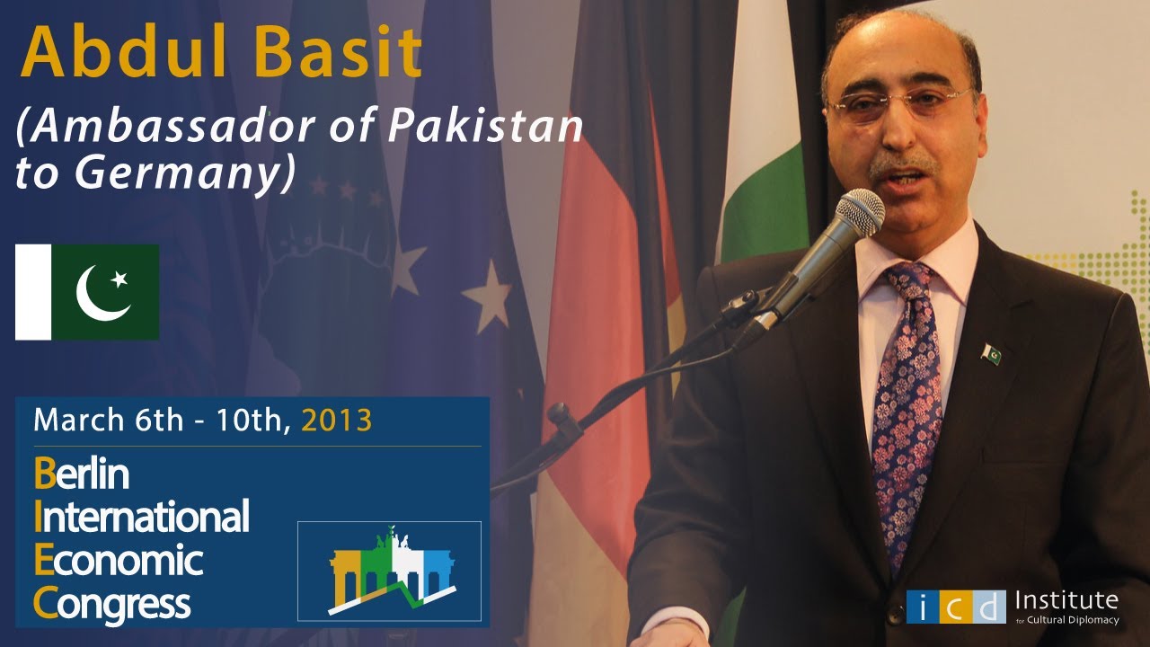 Abdul Basit, Ambassador of Pakistan to Germany - YouTube