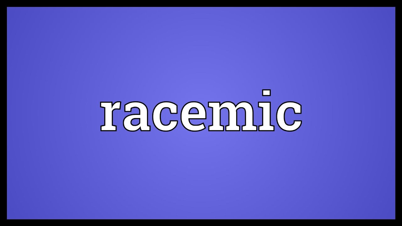 Racemic Meaning - YouTube