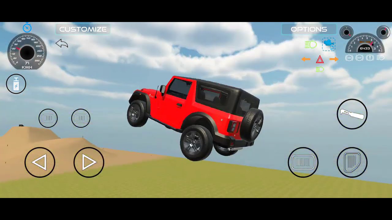 New Thar 4x4 car Modified Red ♥️ Monster Thar - YouTube
