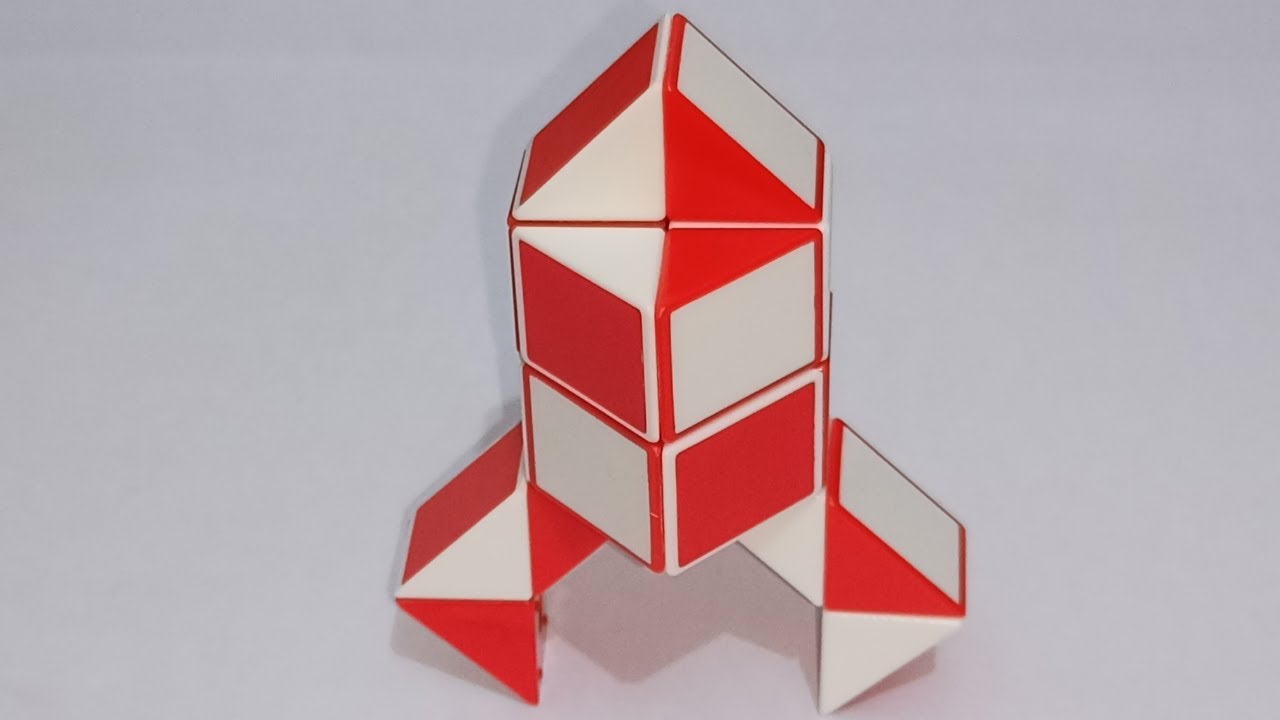 Make a Rocket with Snake Cube 24 blocks | Rocket Type 2 - YouTube