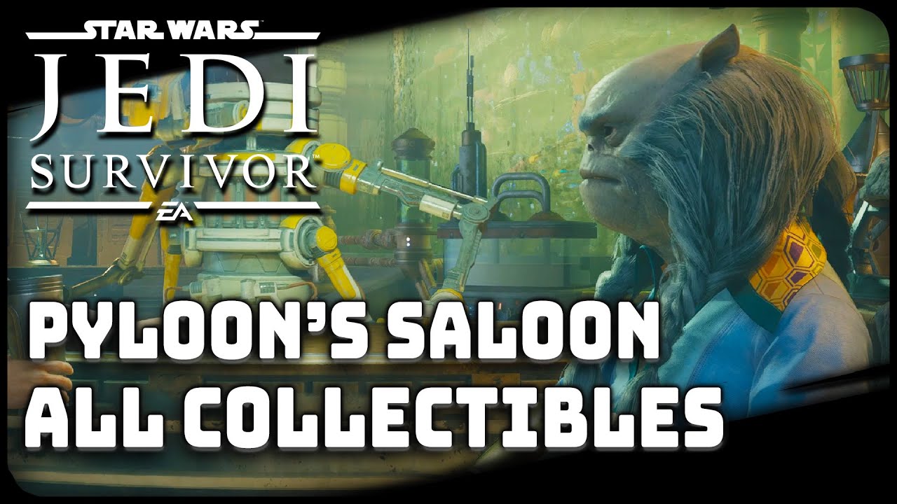 All Pyloon's Saloon Collectibles Star Wars Jedi Survivor - YouTube