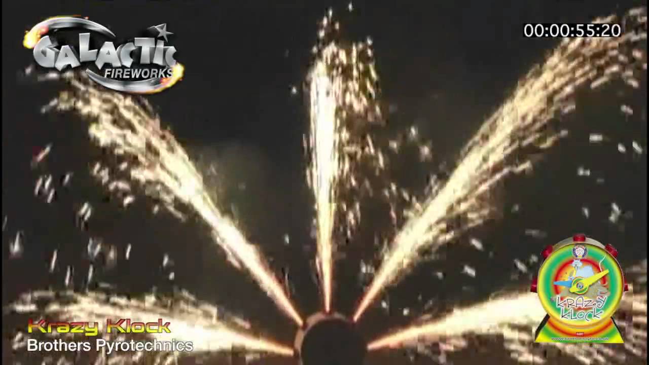 Krazy Klock By Brothers Pyrotechnics - From Galactic Fireworks - YouTube