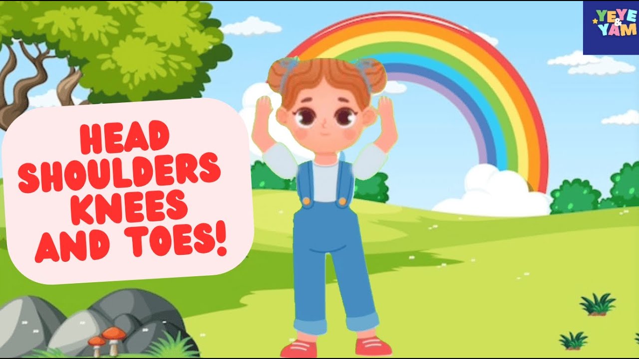 Head Shoulders Knees and Toes | Yeye & Yam's TV | Nursery Rhymes and ...