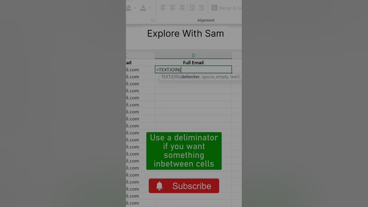 Text Join Function Excel Excel Tricks 💻 Excel Exceltutorial Youtubeshorts Shorts Youtube 