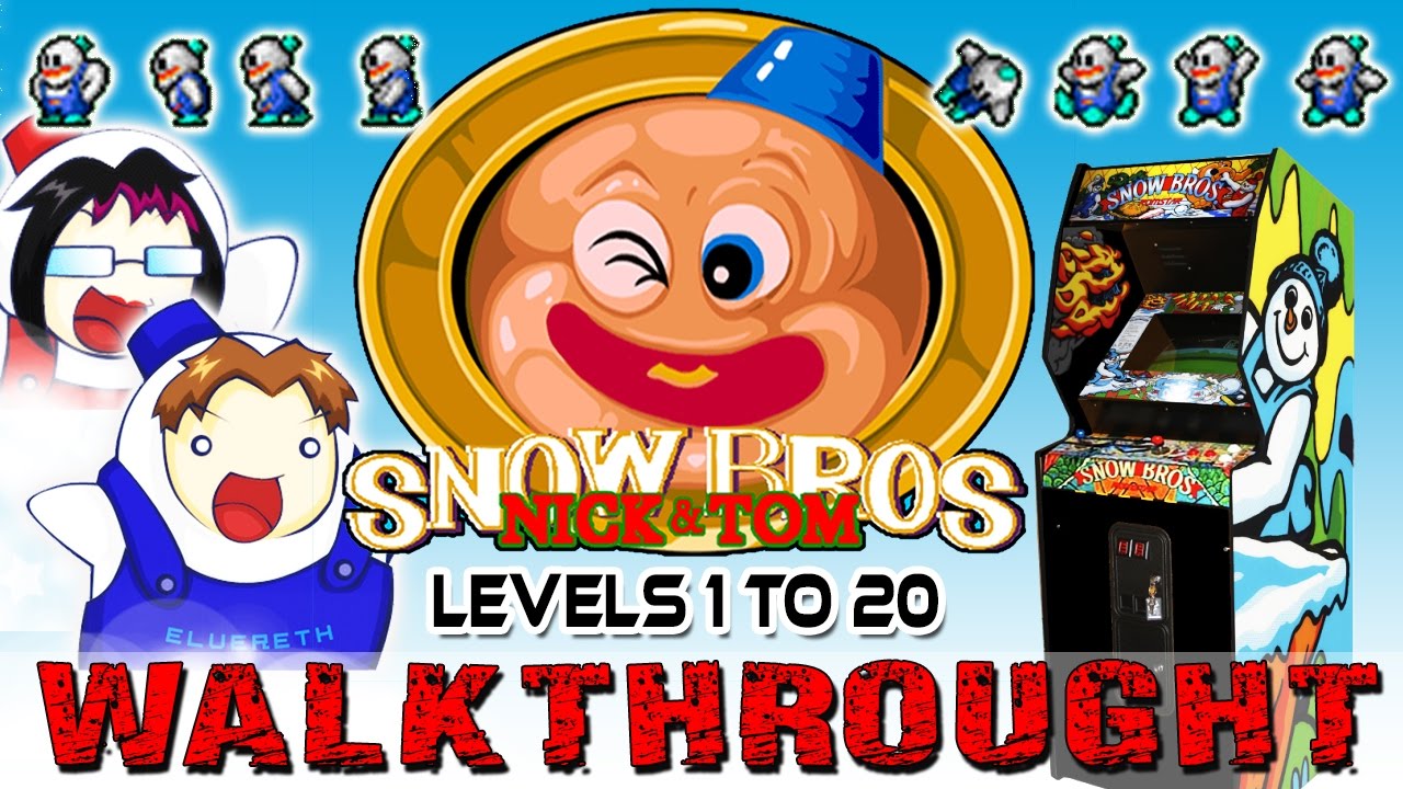 SNOW BROS WALKTHROUGH Levels 1 to 20 - Arcade / Mame ( Retro Games ...