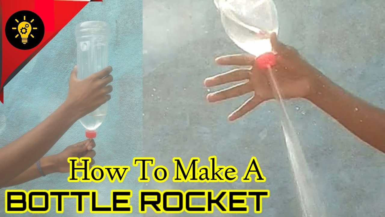 How To Make A Bottle Rocket 🚀 || Easy Experiment || Crazy Gowtham Diy ...