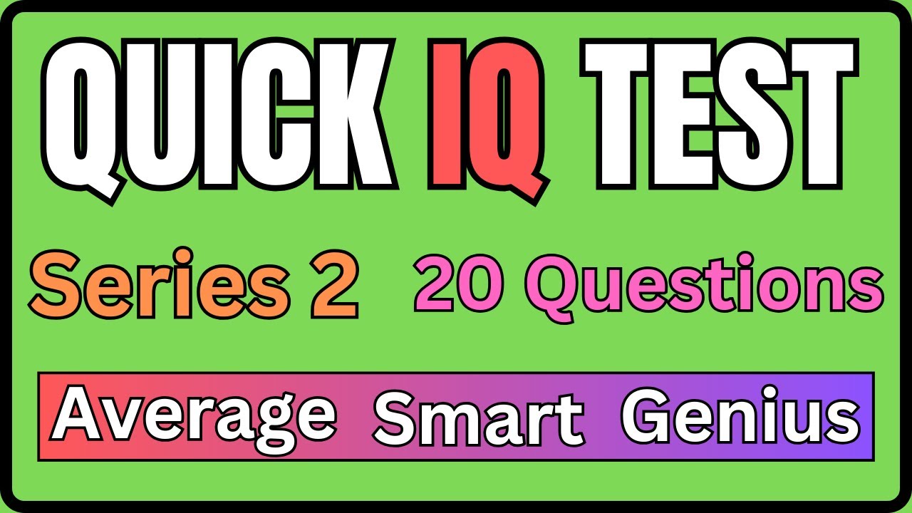 IQ Test Challenge: 20 Brain Teasers with Answers - Test Your ...