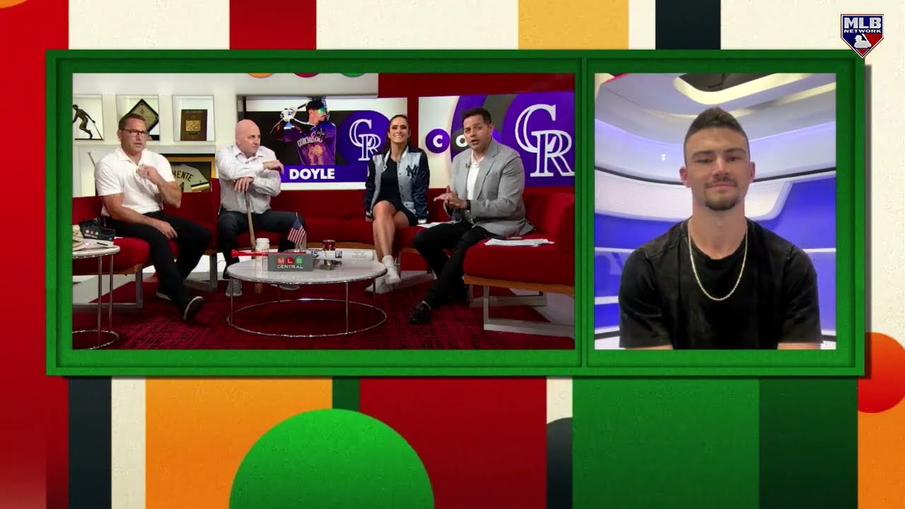 Brenton Doyle joins MLB Central for an interview! - YouTube