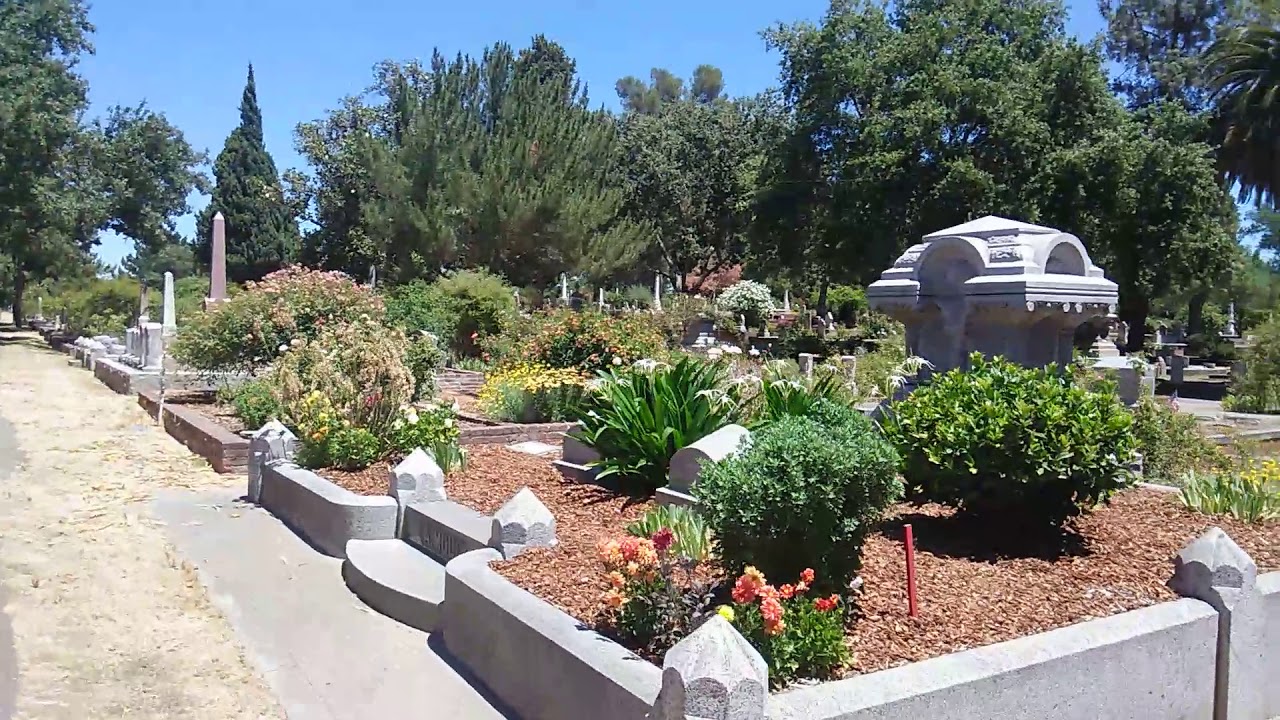 Walking through a graveyard during daytime hours - YouTube